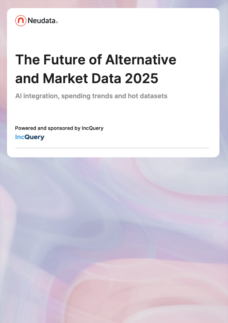 The Future of Alternative Data and Market Data 2025 | Industry Report